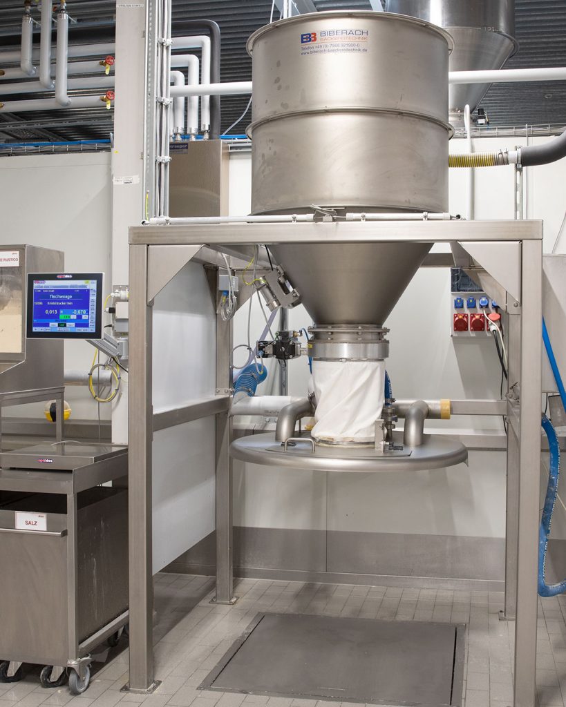 Staubabsaugung | Biberach Bäckereitechnik